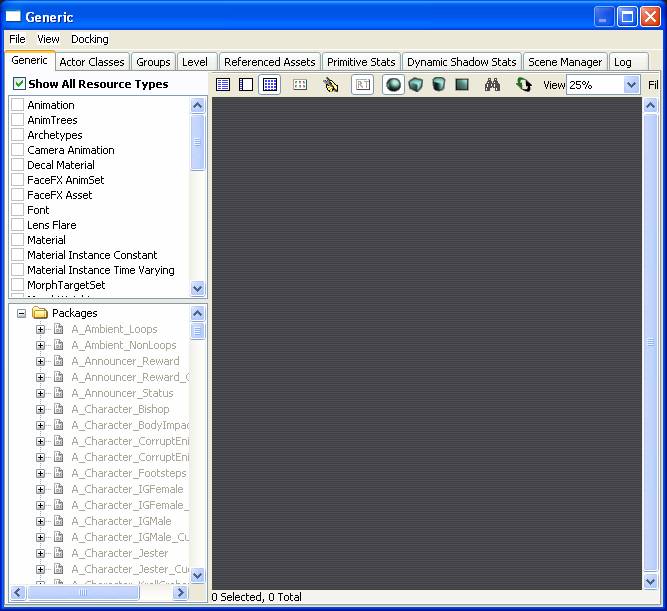 Learning Unreal Engine 3 – UE3 Editor - Editor Basics Topic 2 - Generic Browser