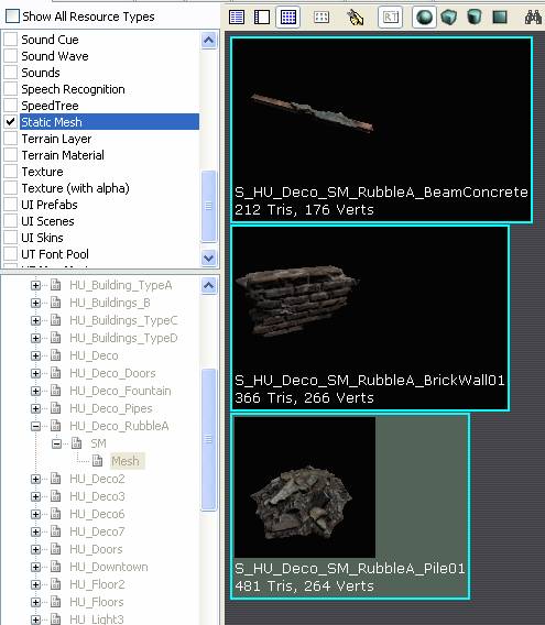 Learning Unreal Engine 3 – UE3 Editor - Editor Basics Topic 2 - Generic Browser